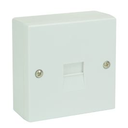 Powertel Telecom & Trade - Fusion LJU 2/1A PSTNSingle Outlet Surface Mount