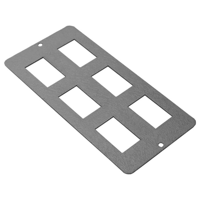 Powertel Telecom & Trade - 6 Way Data Plate for Contractors Floor Box