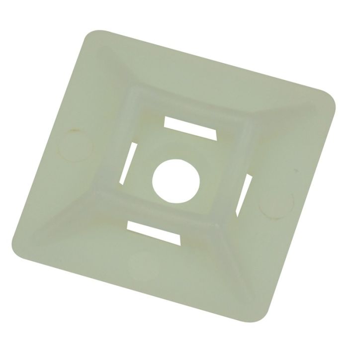 Powertel Telecom & Trade - Cable Tie Cradle 19mm Sq. Natural Pk 100