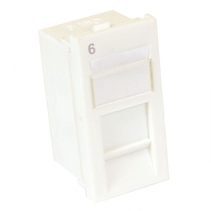 Powertel Telecom & Trade - Fusion Cat 6 Standard Eurostyle Modules Pk 12