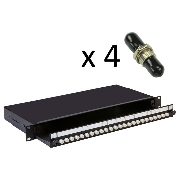 Powertel Telecom & Trade - Fusion Sliding Patch Panel ST Multimode - 4 ...