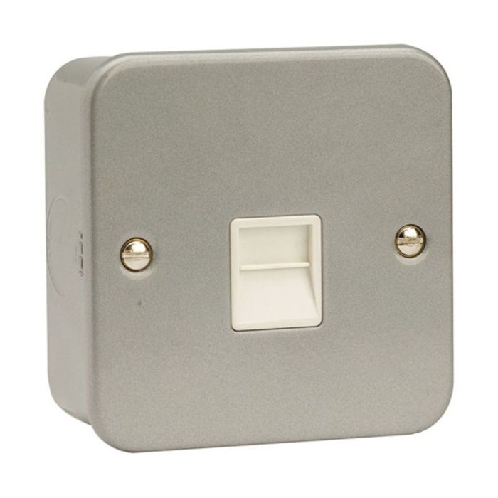 Powertel Telecom & Trade - Metal Clad Telephone Socket Outlet With 40mm ...