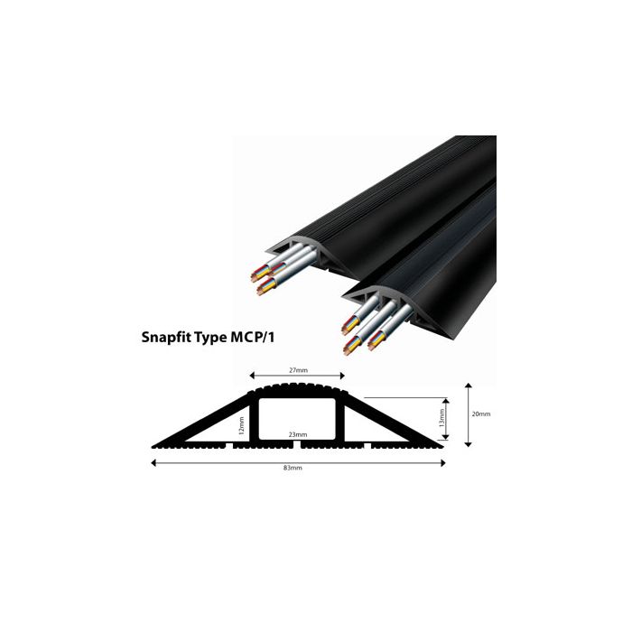 Powertel Telecom & Trade - SNAP FIT TYPE MCP/I Black 9M