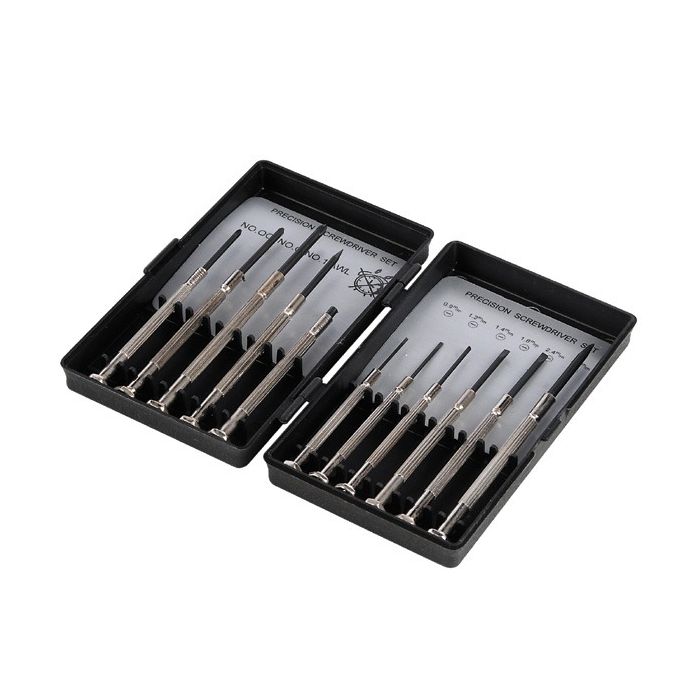 Powertel Telecom & Trade - Watchmakers Slotted/Crosspoint Screwdriver Set