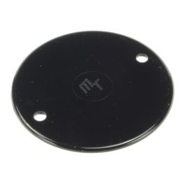 Powertel Telecom & Trade - Round PVC Conduit Black Box Lid 65mm MCL1BK