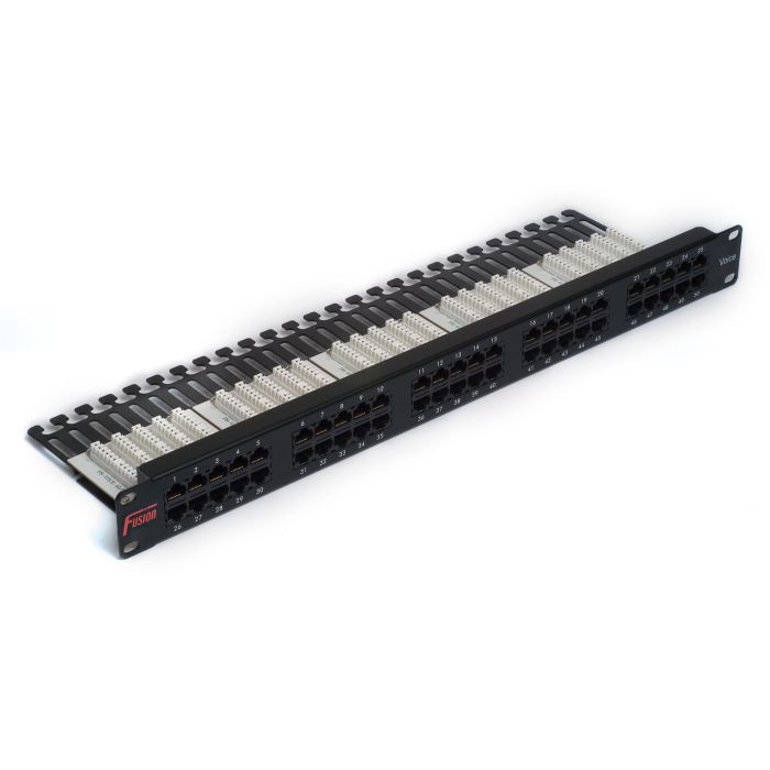 Powertel Telecom & Trade - Fusion 50 Port High-Density Voice Panel